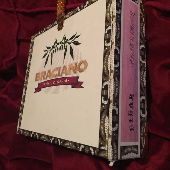 Braciano | Bags | Cigar Box Purse Beaded Braciano Fine Cigars Pina ...